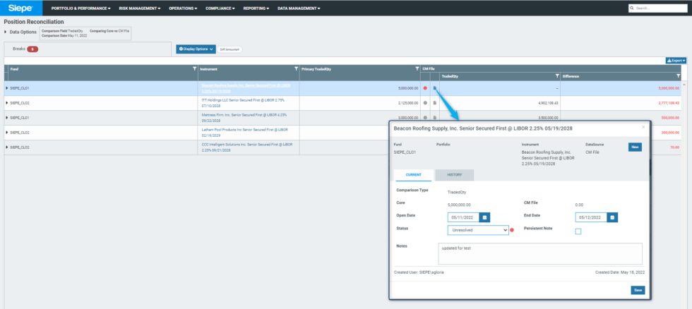 Middle Office Services - Siepe